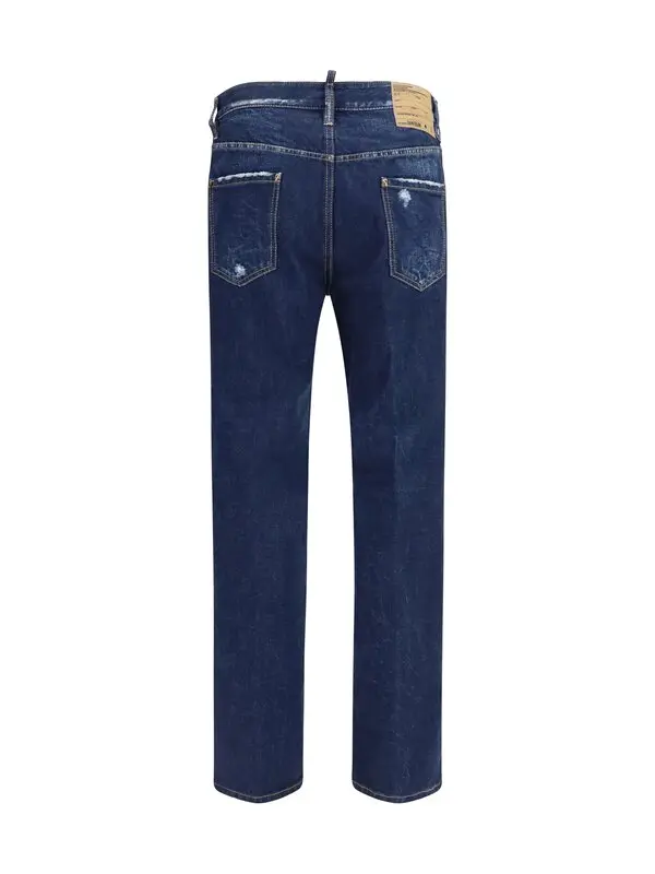 Dsquared2 Straight Leg Denim Jeans