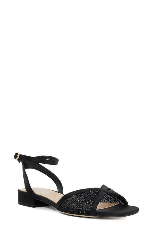 Dune London Naxxos Crystal Embellished Block Heel Sandals