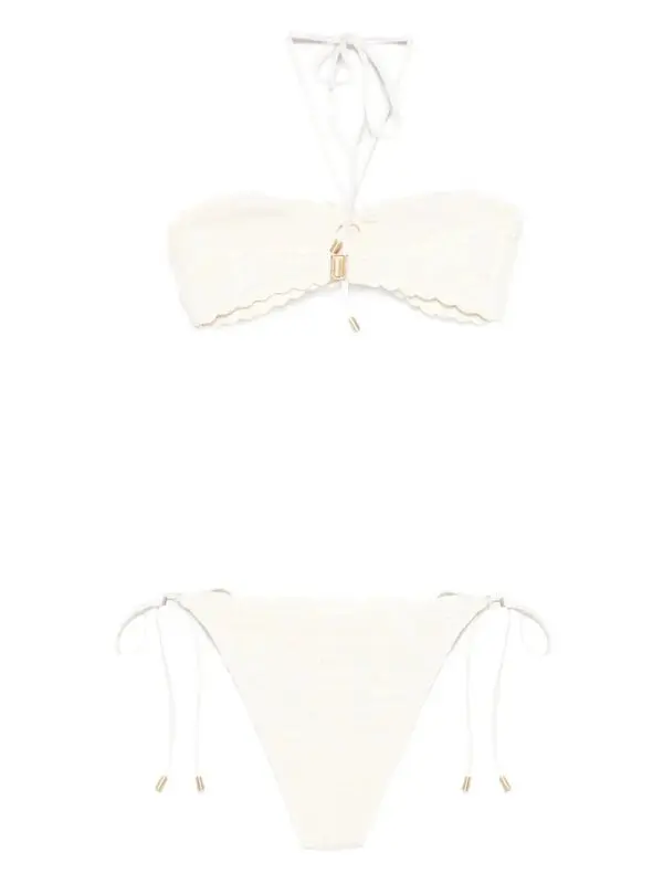 Zimmermann Awaken Crochet Flower Bikini