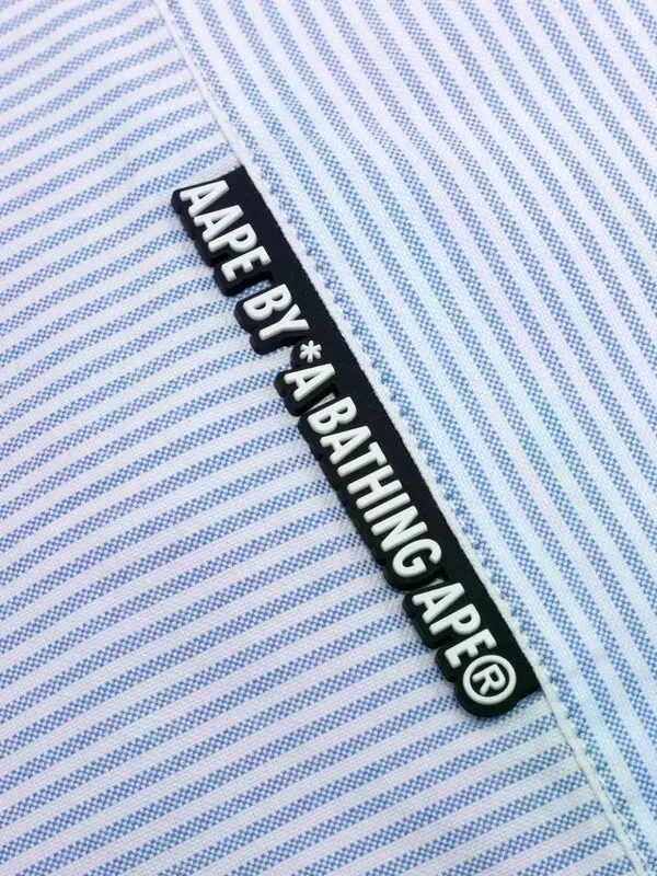 AAPE BY *A BATHING APE Striped Button-down Shirt