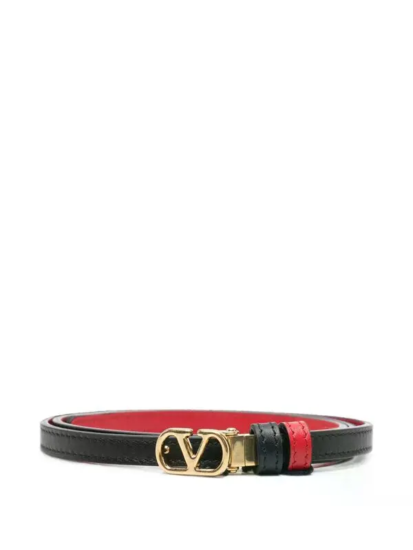 Valentino Garavani Vlogo Signature Belt - Black