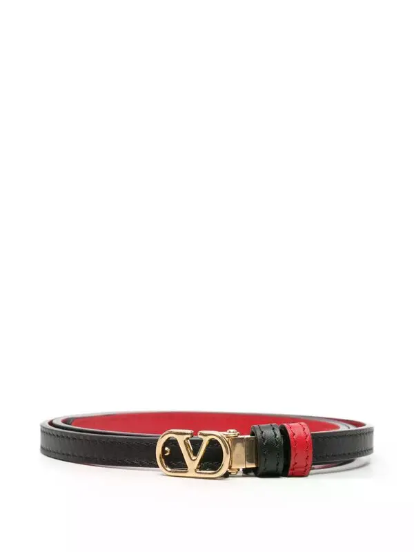 Valentino Garavani Vlogo Signature Belt - Black
