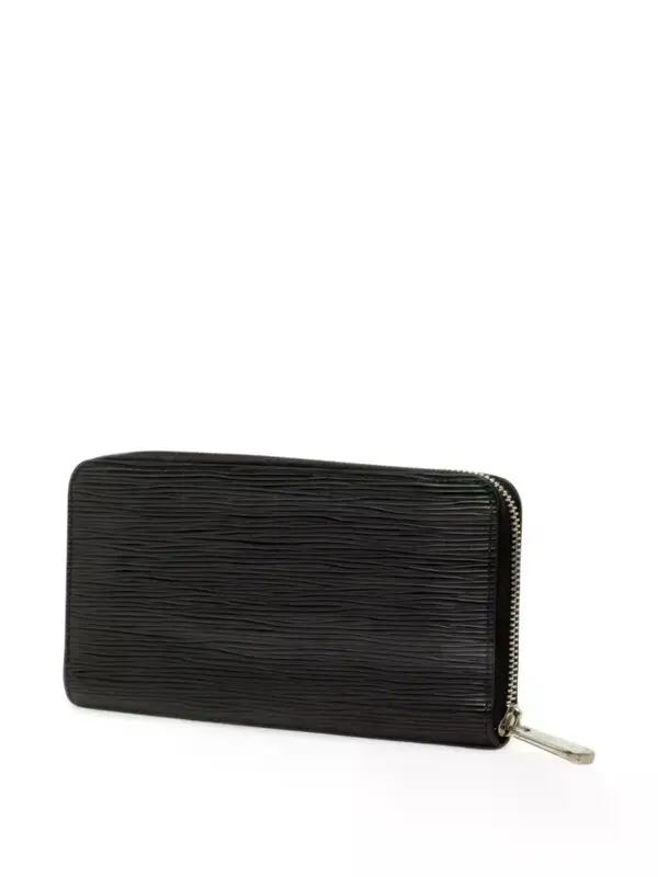LOUIS VUITTON 2019 Epi Zippy Wallet Long Wallets - Black