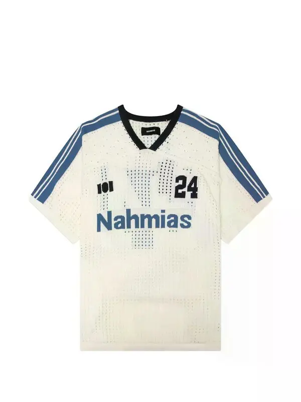 NAHMIAS 24 Logo-print T-shirt - White