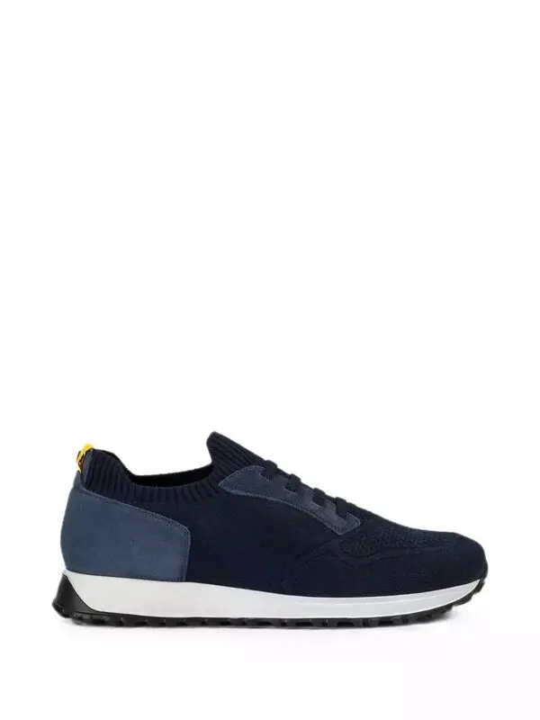 DOUCAL'S Knitted Panelled Sneakers - Blue