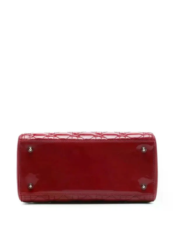 Dior 2012 Medium Patent Cannage Lady Satchel