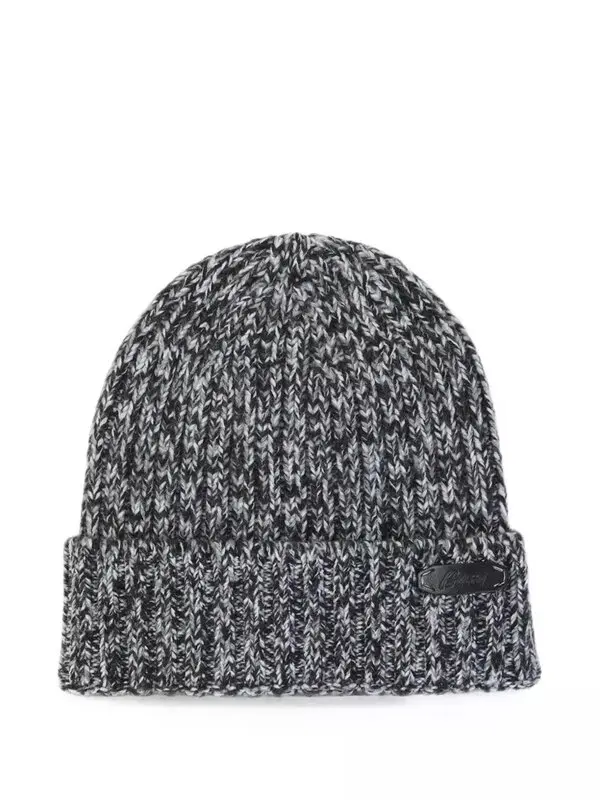 Brioni Ribbed-knit Wool Beanie Hat