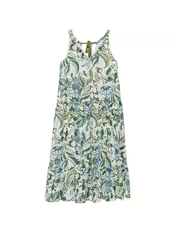I BLUES Floral-print Midi Dress