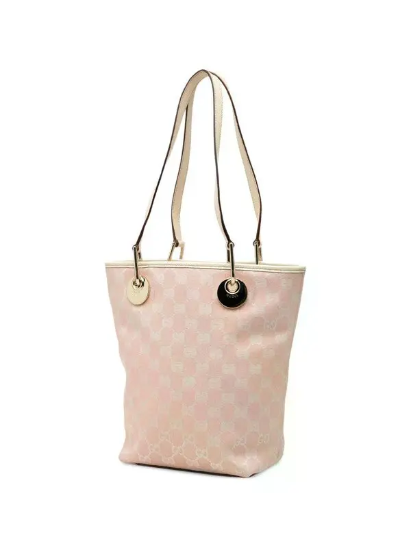 Gucci Gg Canvas Eclipse Tote Bag - Pink