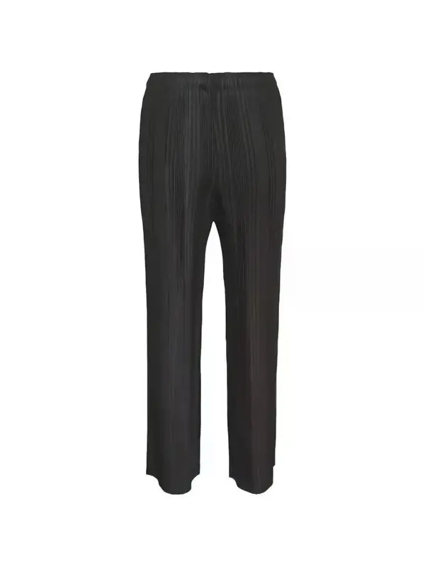 Issey Miyake Pleated Straight-leg Trousers