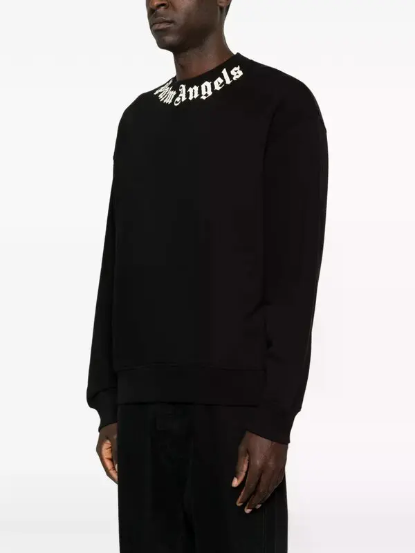 Palm Angels Logo-print Crewneck Sweatshirt