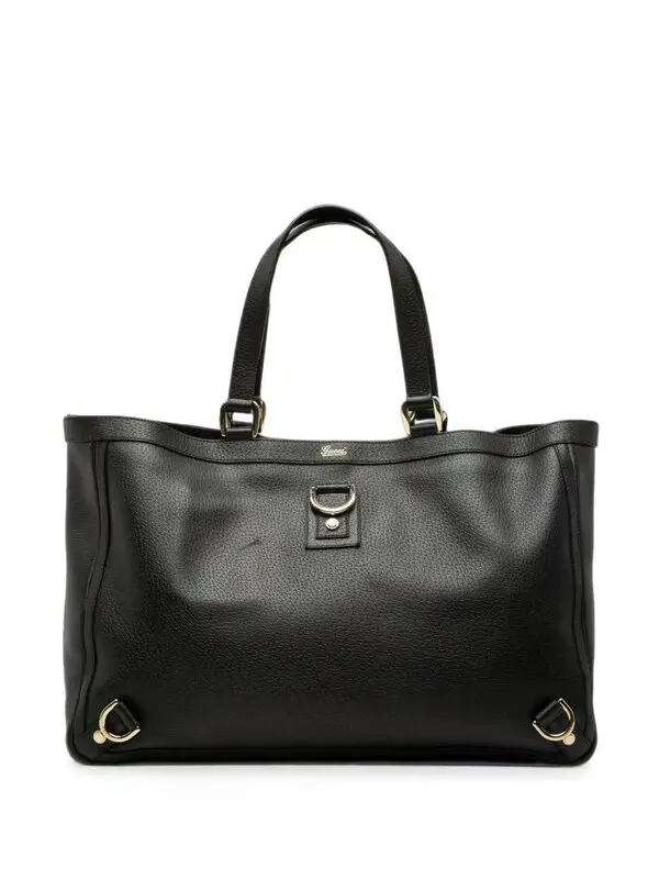 Gucci 2000-2015 Leather Abbey D Ring Tote Bag