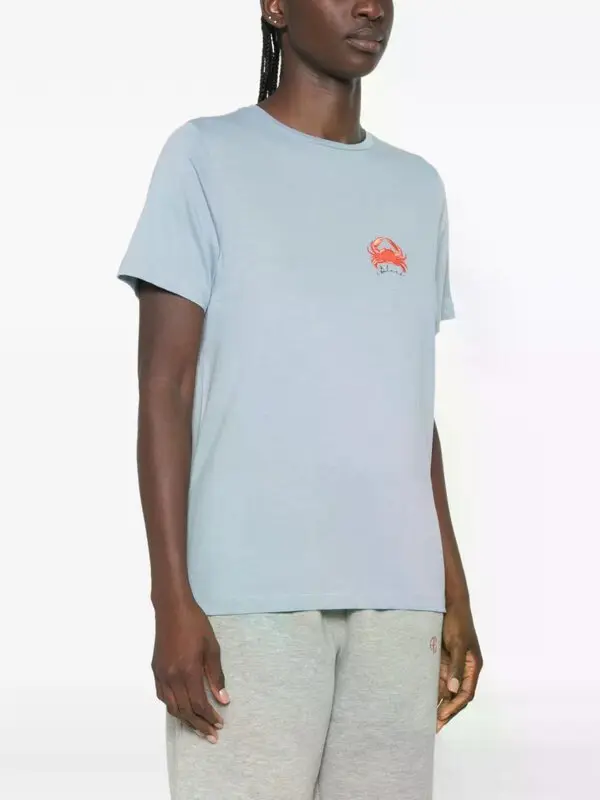 I BLUES Graphic Print Cotton T-shirt