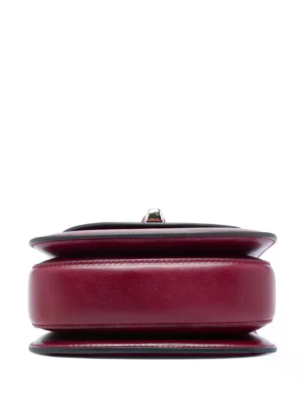 Gucci Calfskin Bamboo Night Satchel - Red