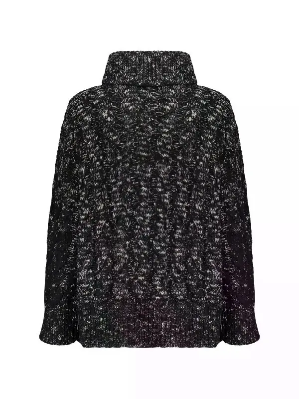 Herno Cable-knit Turtleneck Sweater