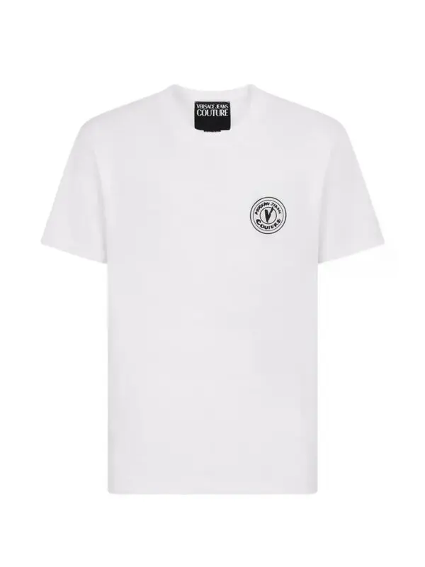 Versace Logo-patch T-shirt - White