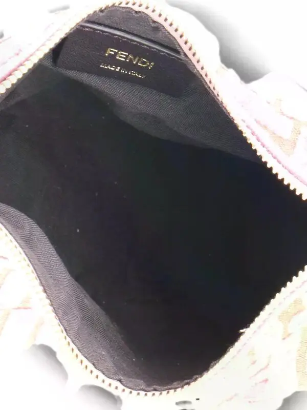 Fendi Fendigraphy Bag Zucca Jacquard Velvet Mini Hobo Bag
