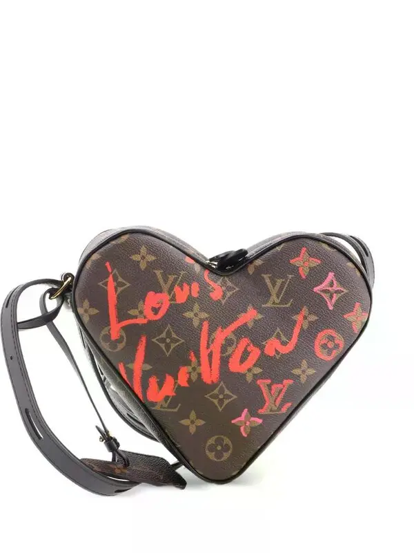LOUIS VUITTON Fall In Love Monogram Canvas Heart Crossbody Bag - Brown