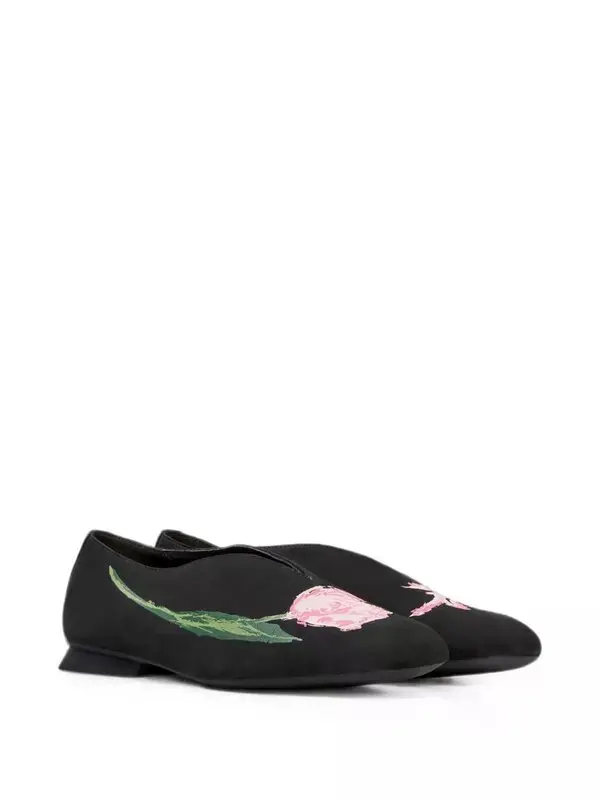 Camper Casi Myra Floral Print Ballet Flats