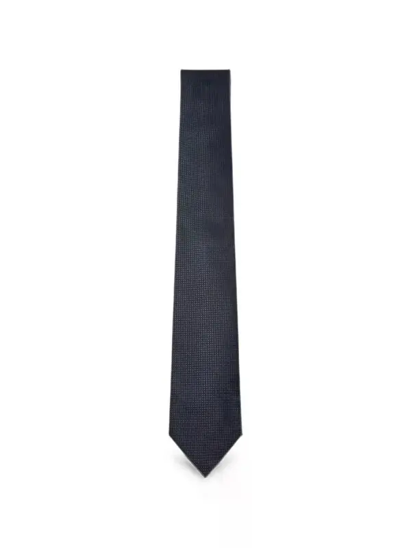 Canali Micro-pattern Silk Tie
