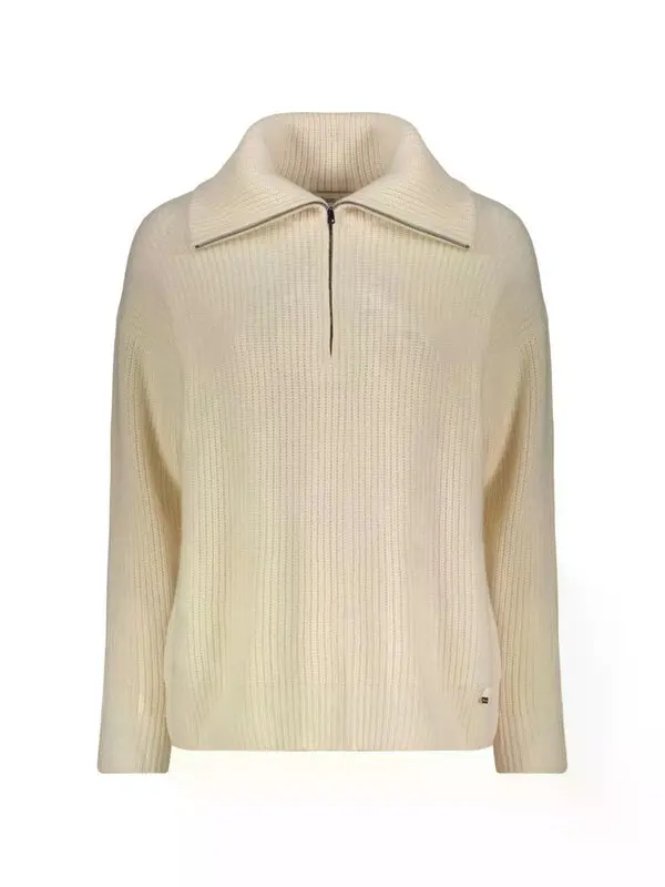 Herno Ribbed Knit Sweater - Neutrals