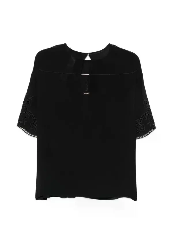 TWINSET Floral Embroidered T-shirt