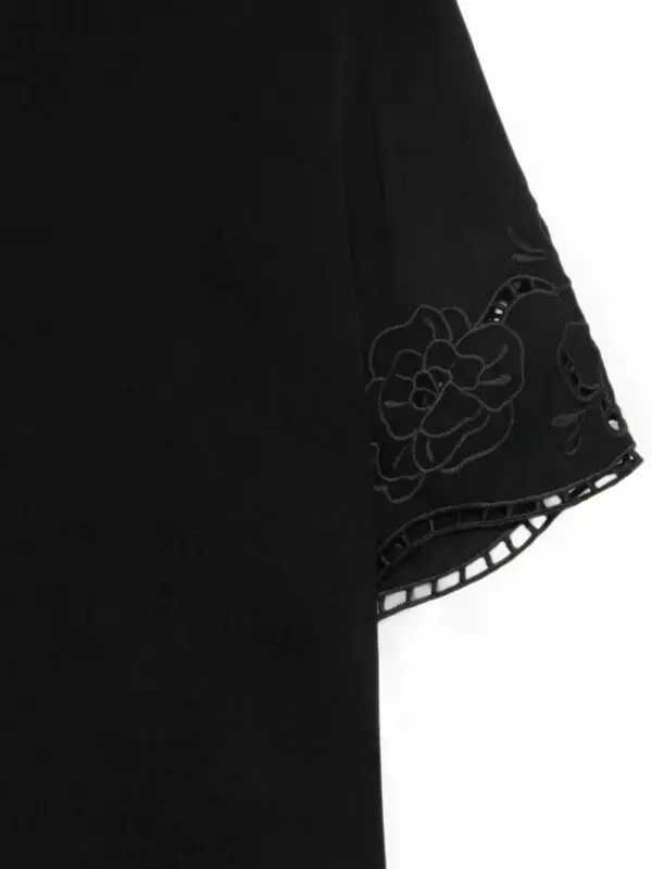 TWINSET Floral Embroidered T-shirt