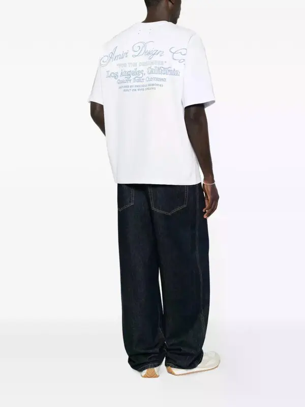 Amiri Logo-print Crew-neck T-shirt