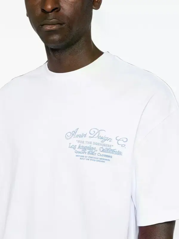 Amiri Logo-print Crew-neck T-shirt