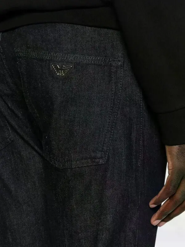 Emporio Armani Logo-plaque Jeans