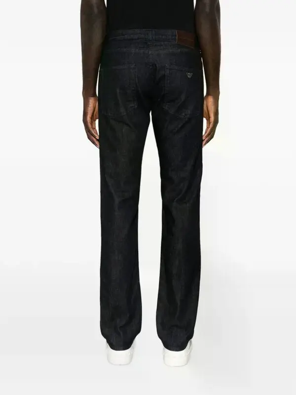 Emporio Armani Logo Plaque Jeans