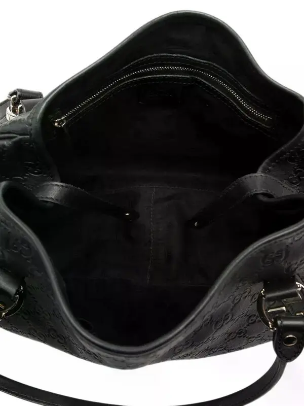 Gucci Embossed Leather Shoulder Bag