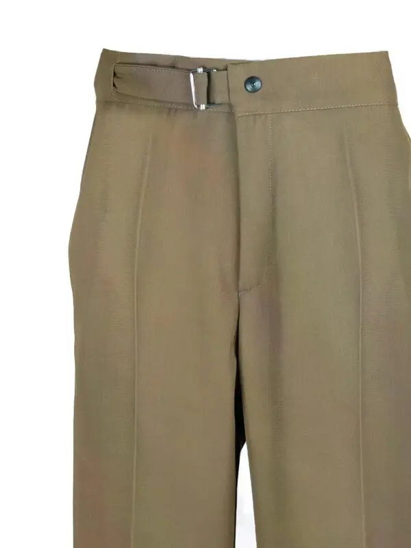 COSTUMEIN Buckle-fastening Pleated Trousers