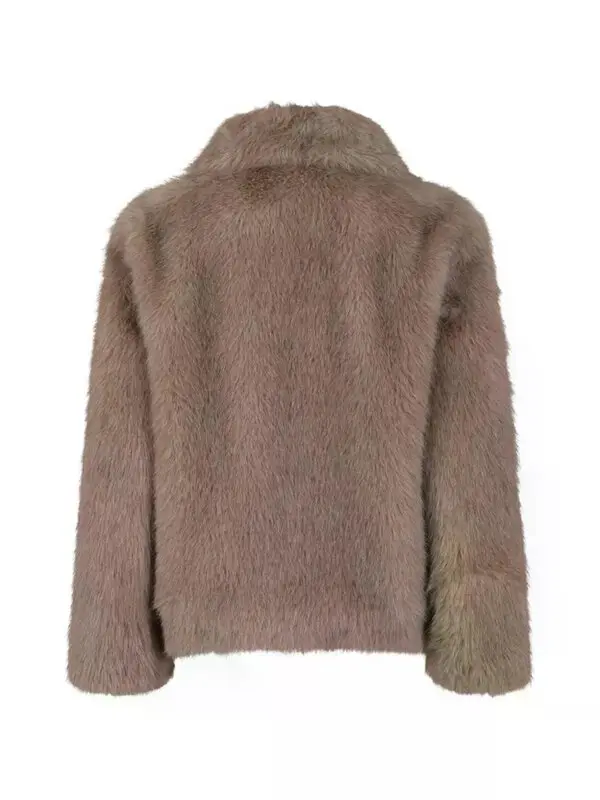 Max Mara Faux-fur Collar Coat