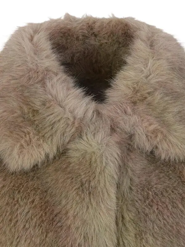 Max Mara Faux-fur Collar Coat