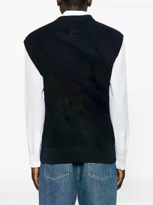 ICECREAM Logo Patch V-neck Vest