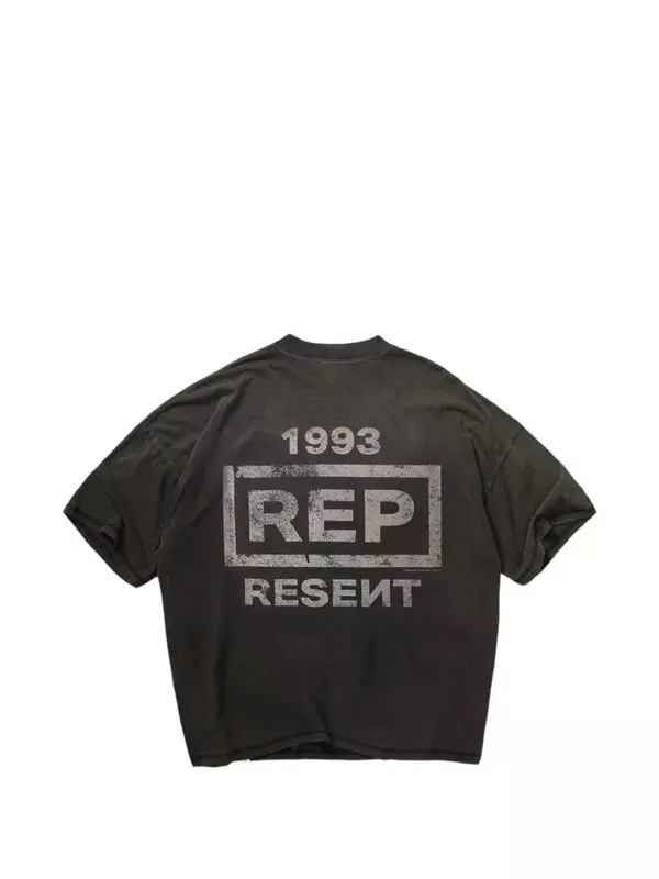REPRESENT Logo-print Cotton T-shirt