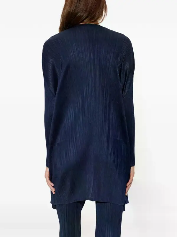 Issey Miyake Navy Pleated Jacket