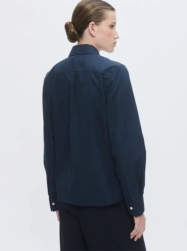 CALLAS MILANO Arletty Embroidered Cotton Poplin Shirt