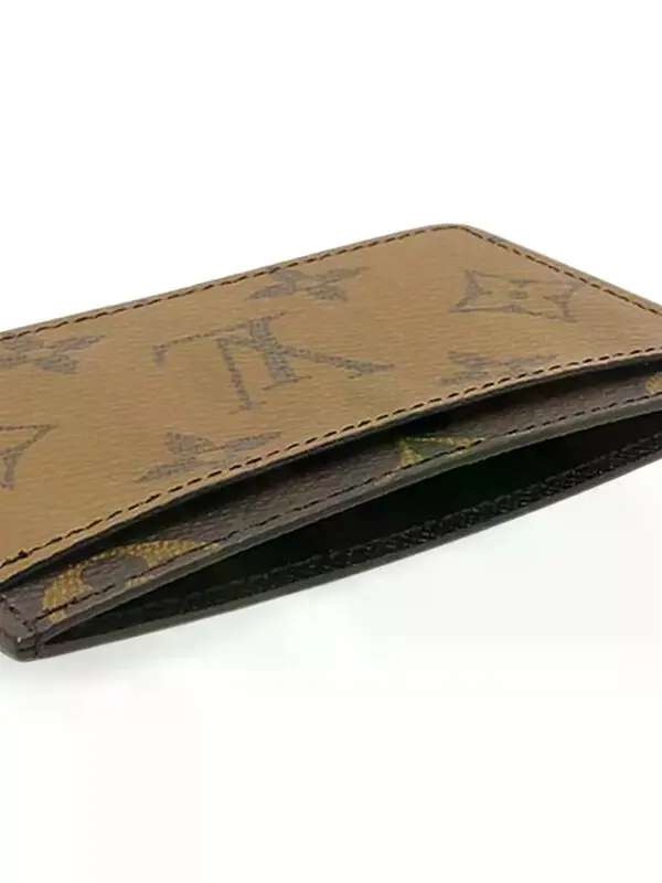 LOUIS VUITTON 2021-2026 Monogram Reverse Card Holder