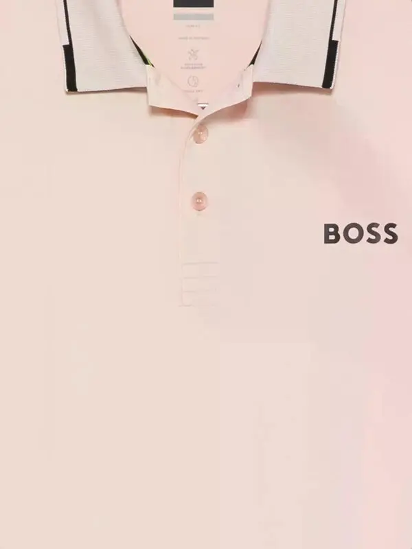 BOSS Logo-print Short-sleeve Polo Shirt