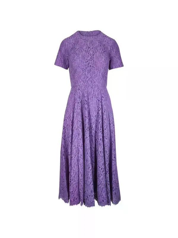 Michael Kors Corded Floral Lace Midi Dress