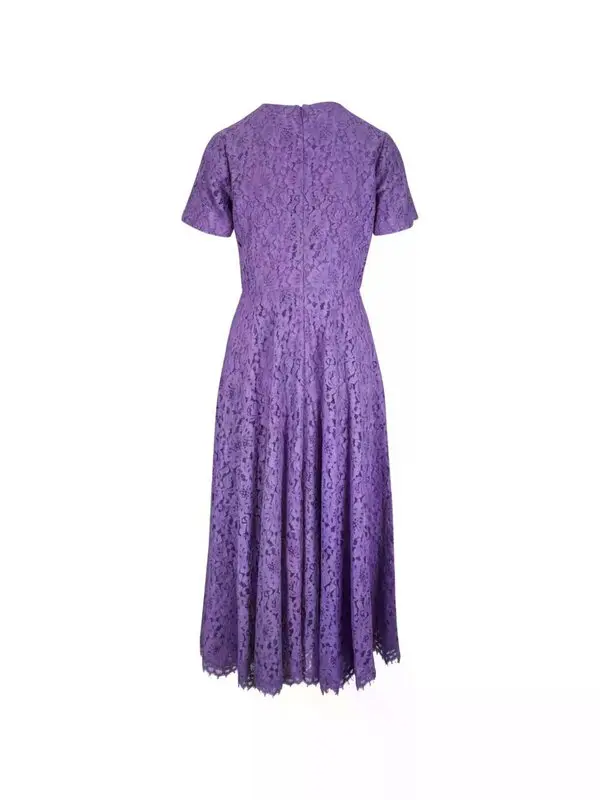 Michael Kors Corded Floral Lace Midi Dress