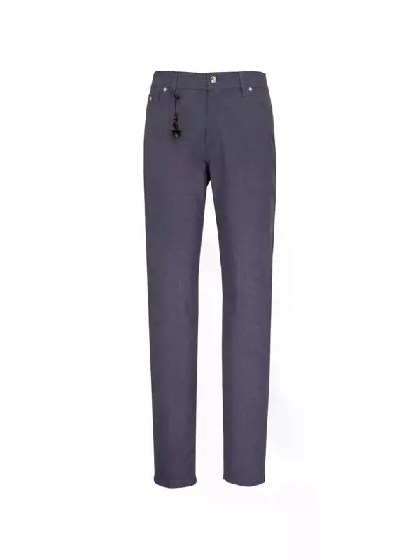 Marco Pescarolo Flannel Trousers - Blue