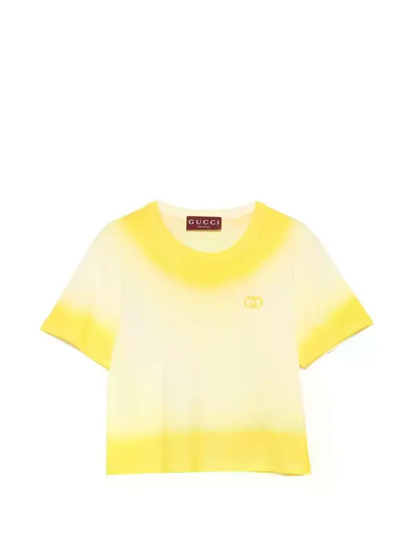 Gucci Logo Ombre Effect T-shirt