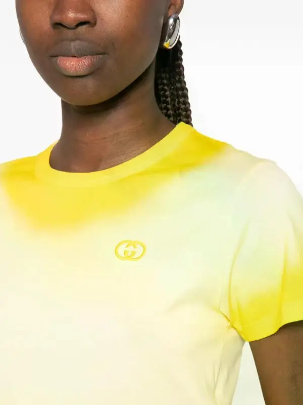 Gucci Logo Ombre Effect T-shirt