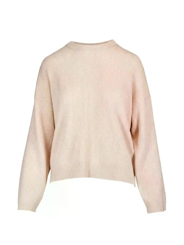 Brunello Cucinelli Ribbed Knit Crew Neck Sweater
