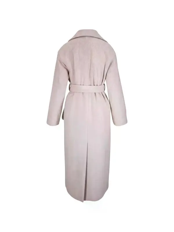 Akris Double-breasted Belted Coat