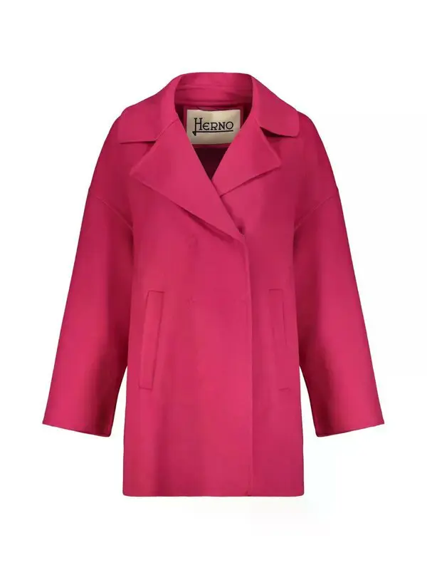 Herno Wide-collar Double-breasted Coat