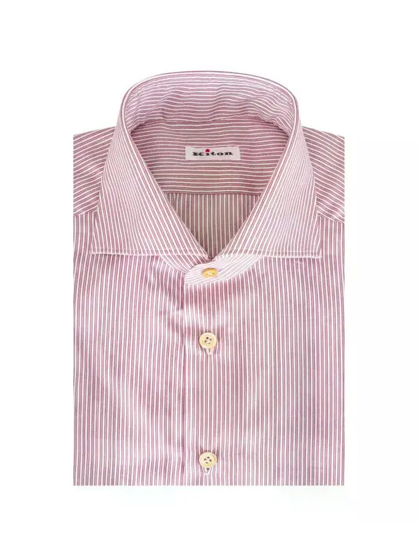 Kiton Vertical-stripe Shirt
